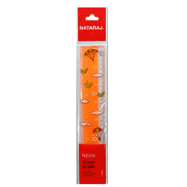 Nataraj 6 inches - 15cm Scale Plastic Ruler - Pepe Ganga Online ...