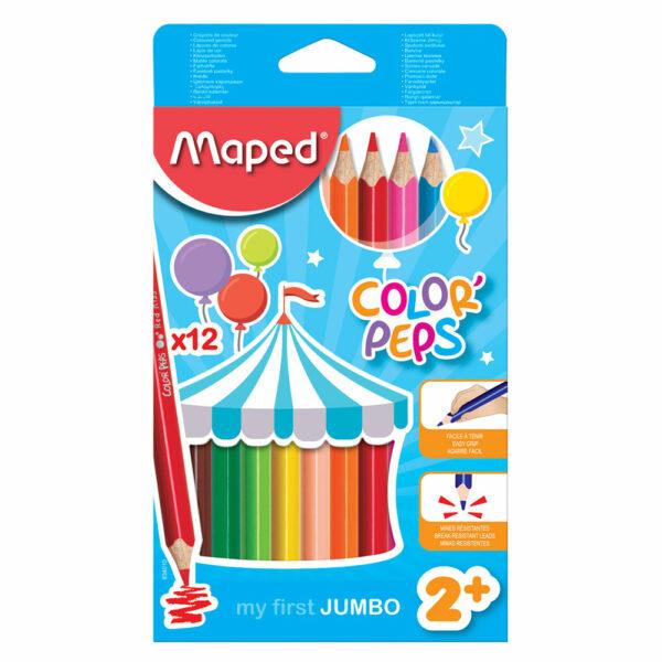 Maped Color'Peps 12 My First Jumbo Colored Pencils - Pepe Ganga Online ...
