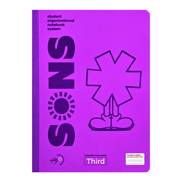 SONS® New Design Penmanship Notebooks by Colors - Third - Pepe Ganga ...