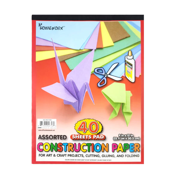 A+ Homework Construction Paper 40 - Pepe Ganga Online | Everything for ...