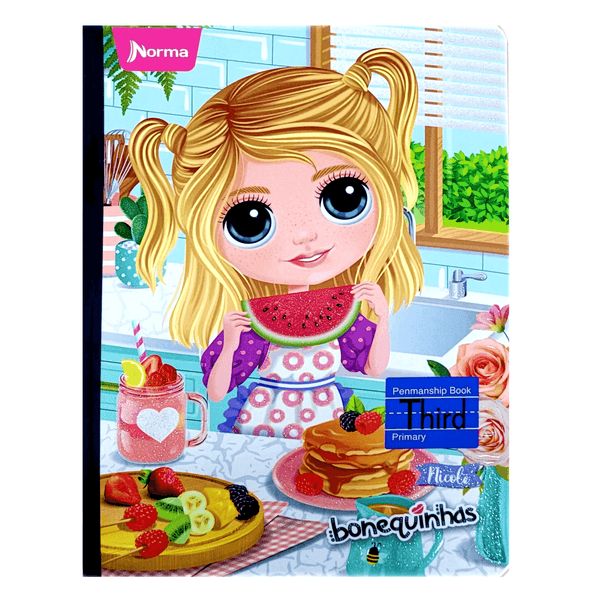 Norma Bonequinhas Calligraphy Notebooks - Third Grade