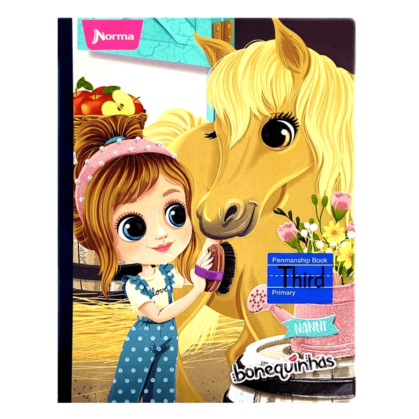 Norma Bonequinhas Calligraphy Notebooks - Third Grade - Pepe Ganga ...