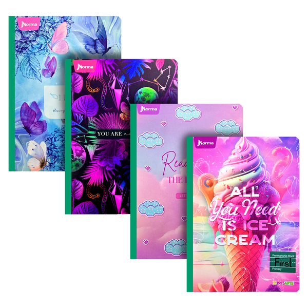 Norma Xpresarte Girls Calligraphy Notebooks - First - Pepe Ganga Online ...