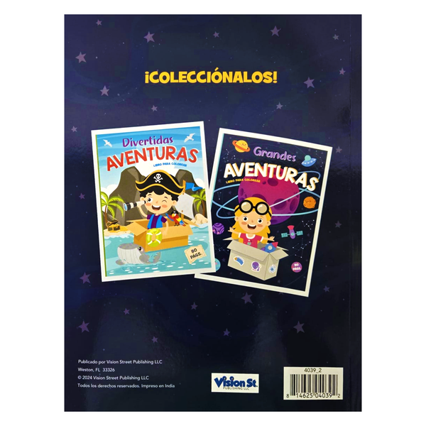 Coloring Books- Grandes Aventuras (Great Adventures) & Divertidas Aven ...
