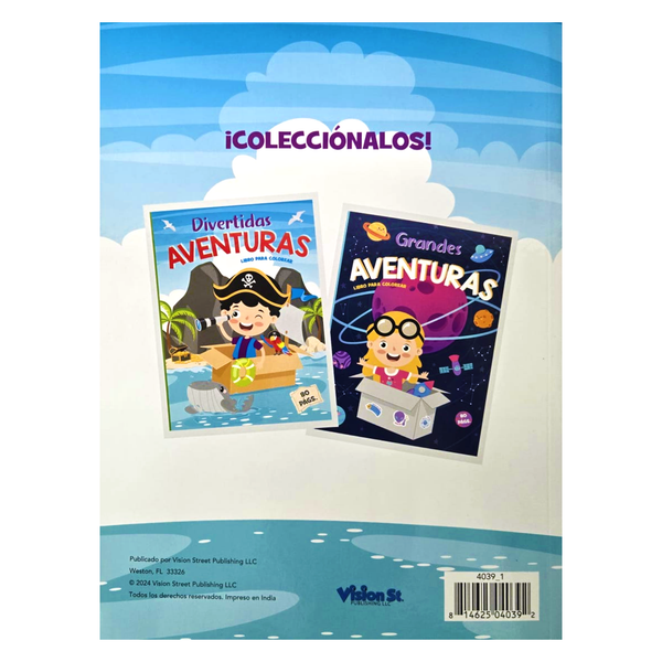 Coloring Books- Grandes Aventuras (Great Adventures) & Divertidas Aven ...