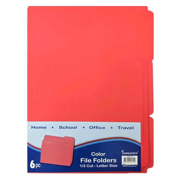 A+ Homework - File Folders 6pc. Set - Pepe Ganga Online | Everything ...