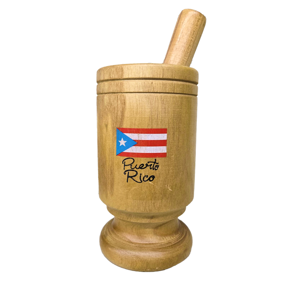 Pilones y Maceta en Madera con la Bandera de Puerto Rico - Pepe Ganga ...