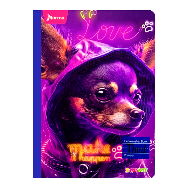 Norma Dogs & Cats Calligraphy Notebooks - Third Soft Cover