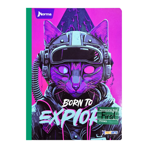 Norma Xpresarte Funky Animales Calligraphy Notebooks - First - Pepe ...