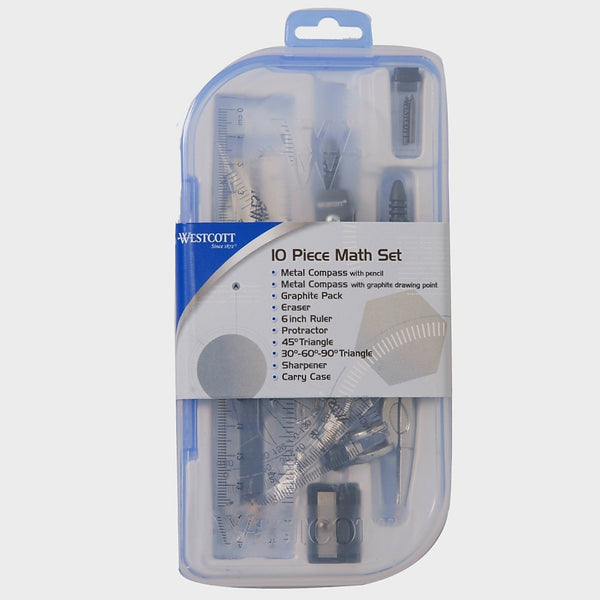 Westcott 10 Piece Math Set - Pepe Ganga Online | Everything for the home