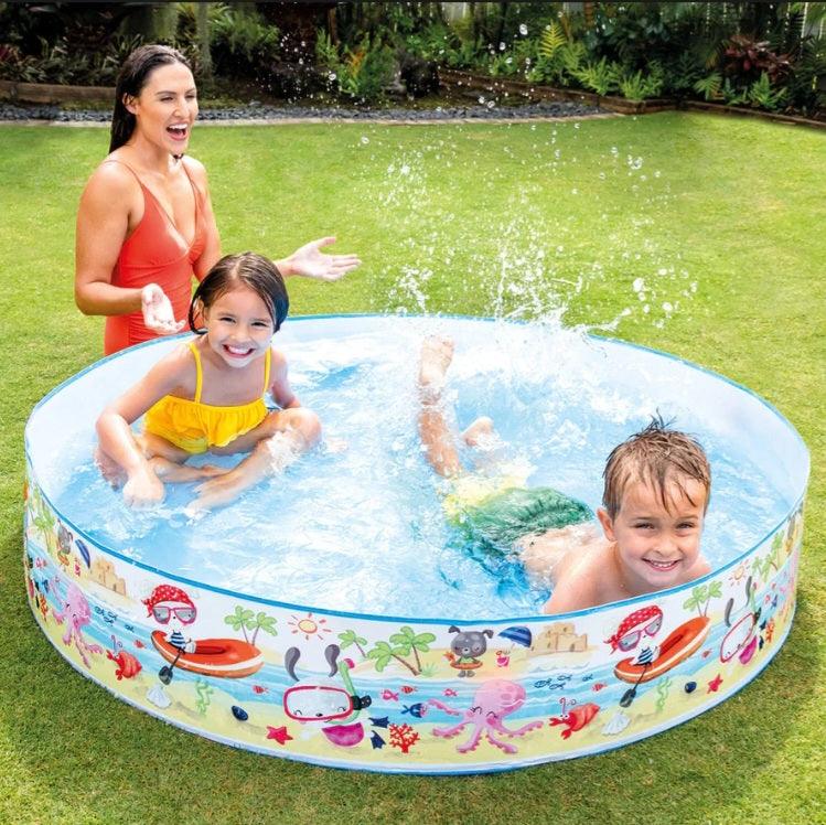 Intex Snapset® Fun at the Beach Kiddie Pool - 5' x 10" - Pepe Ganga ...