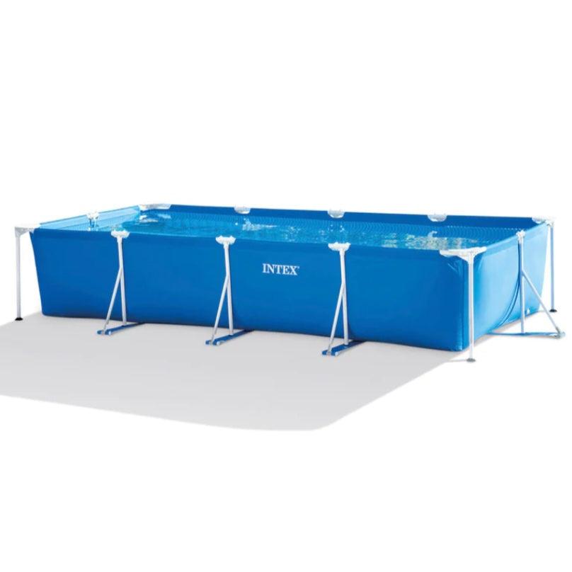 Intex Rectangular Frame Above Ground Pool - 14' 9¼" x 7' 2⅝" x 33 ...