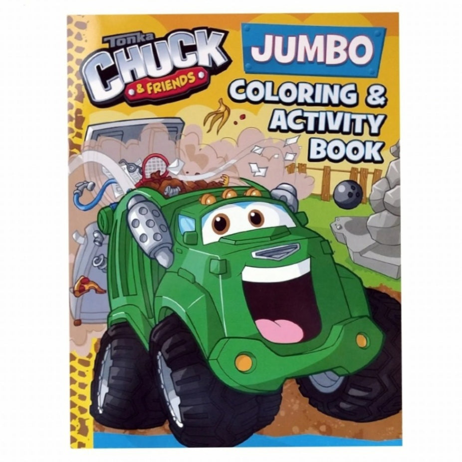 Tonka Chuck & Friends Jumbo - Libro de Pintar & Actividades - Pepe ...