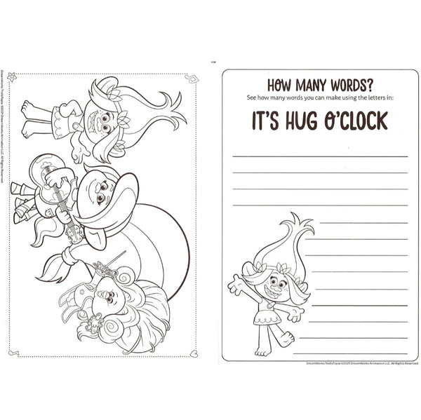 Dream Works Trollstopia Jumbo Coloring & Activity Book - Pepe Ganga ...