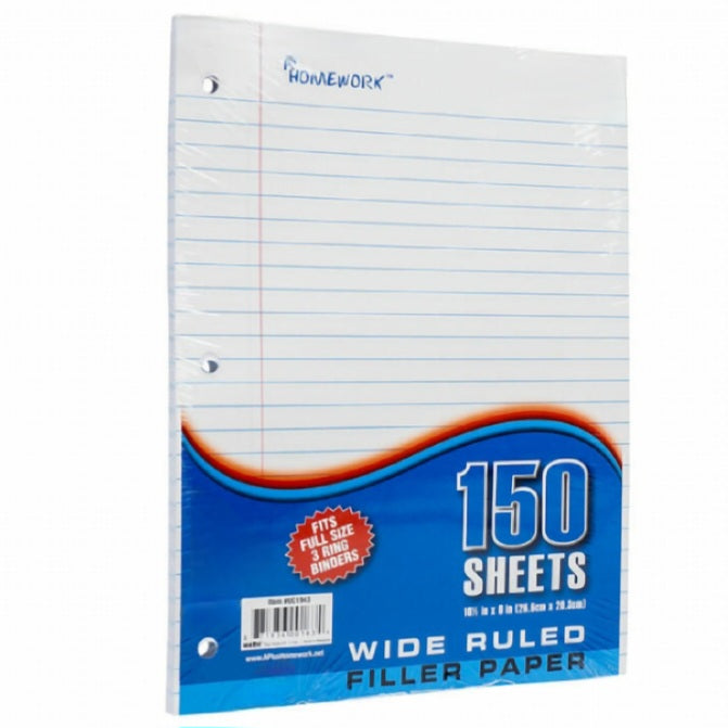 A+ Homework White Filler Paper Sheet -150 Sheets - Pepe Ganga Online ...