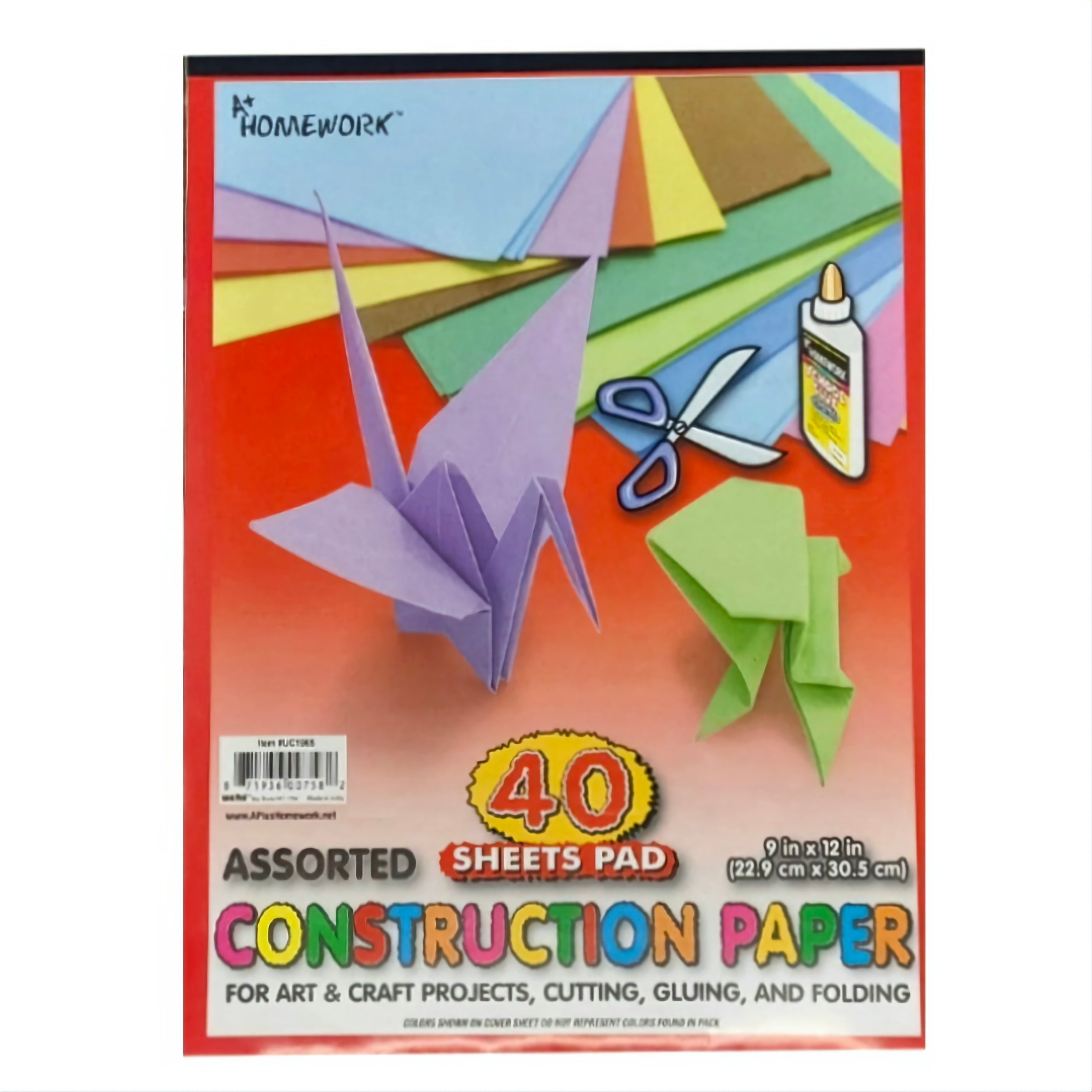 A+ Homework Construction Paper 40 Sheets - Pepe Ganga Online ...