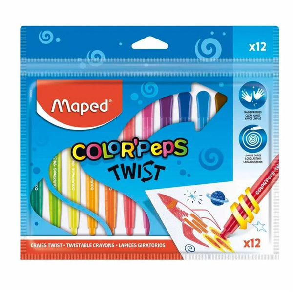 Maped Color'Peps Twistable Crayons 12 ct. - Pepe Ganga Online ...
