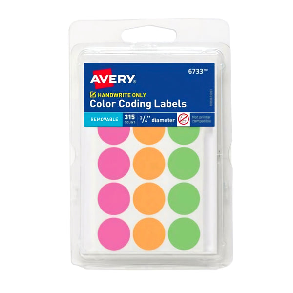 Avery Color Coding Labels - Round or Rectangular - Pepe Ganga Online ...