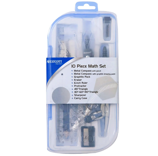 Westcott 10 Piece Math Set - Pepe Ganga Online | Everything for the home