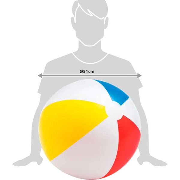Jumbo Inflatable Beach Ball Basic Colors