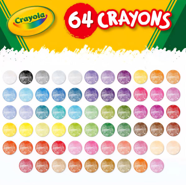 Crayola® - 64 Pcs. Crayons - Pepe Ganga Online | Everything for the home