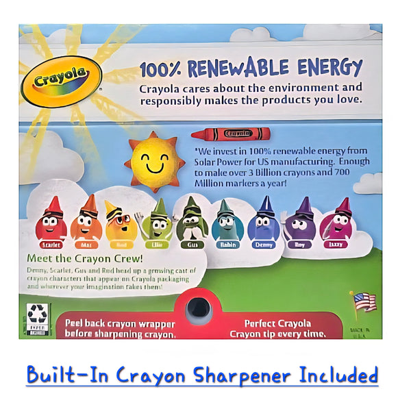 Crayola® - 64 Pcs. Crayons - Pepe Ganga Online | Everything for the home