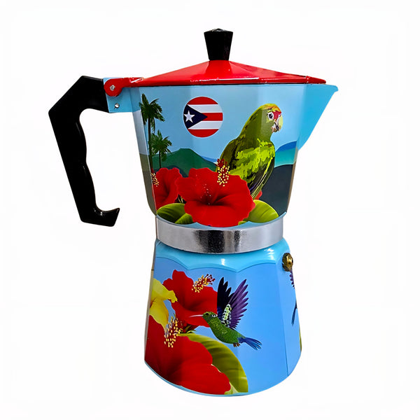 Greca Despierta Boricua - Cotorra y Naturaleza