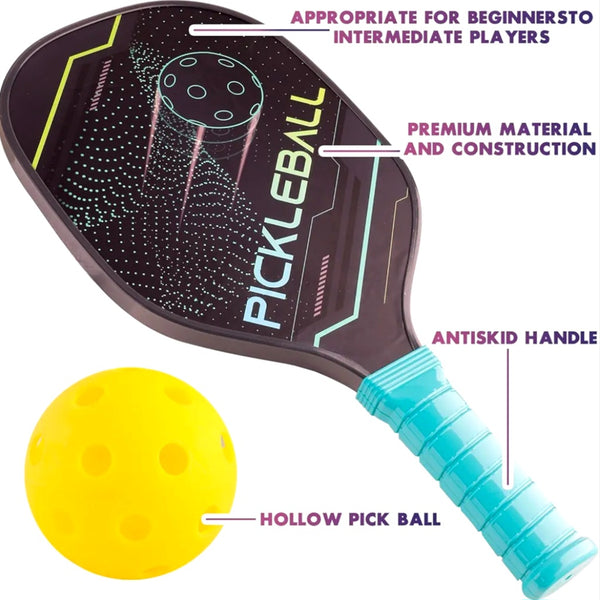 Pickleball 2 Players Paddle & Ball Set