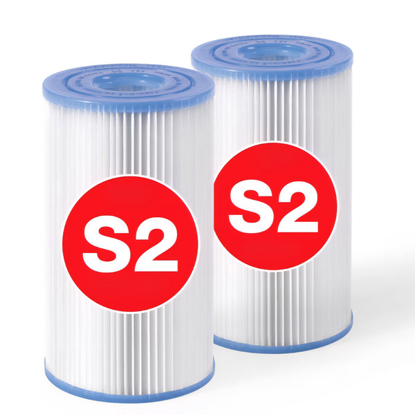 Intex PureSpa 2 Pack Type S2 - Heavy Duty Paper Hot Tub Spa Filter ...