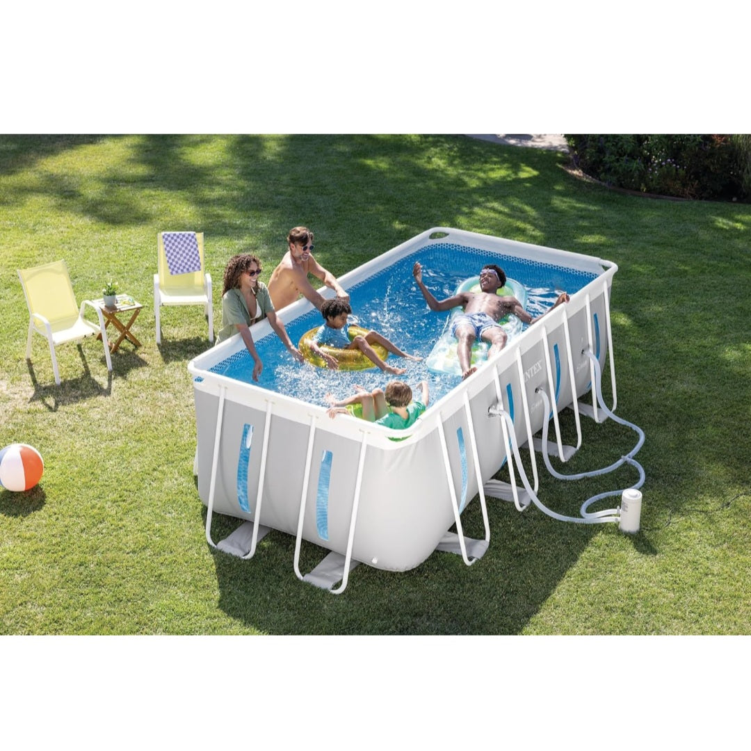 Intex 13ft 1.5in X 6ft 6.75in x 48in Prism Frame Clearview Rectangular ...