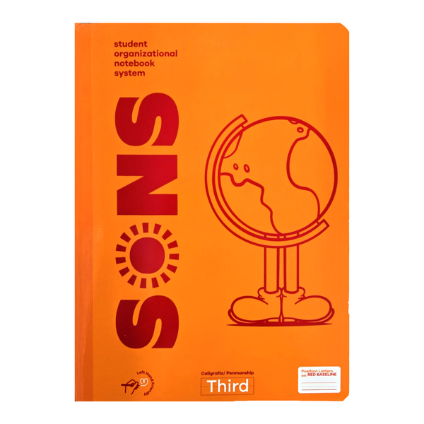 SONS® New Design Penmanship Notebooks by Colors - Third - Yellow - Pepe ...