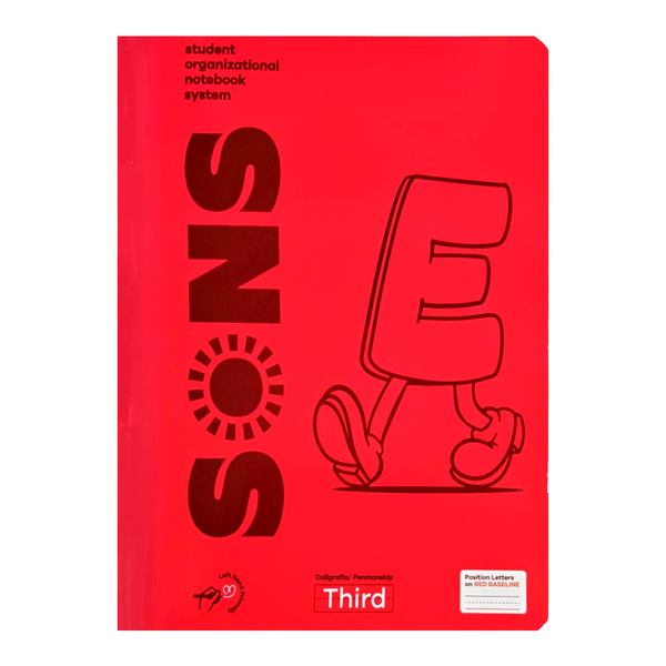 SONS® New Design Penmanship Notebooks by Colors - Third - Pepe Ganga ...