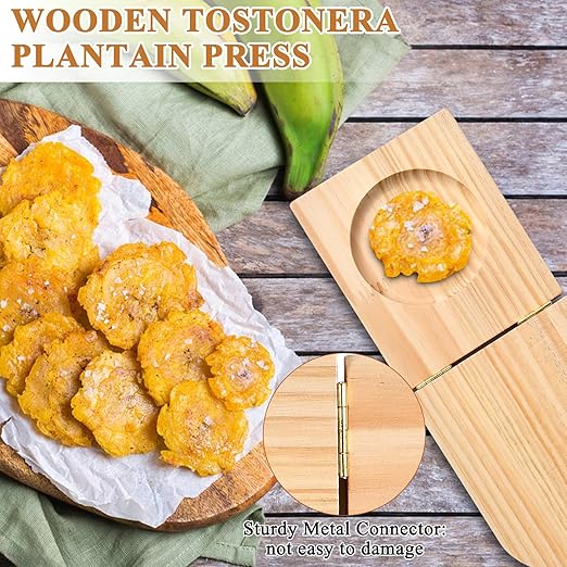 "Tostonera" - Plantain Press with Puerto Rican Designs