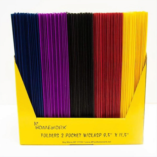 A+ Homework Carpeta de Papel con 2 Bolsillos - 2 x $1.00