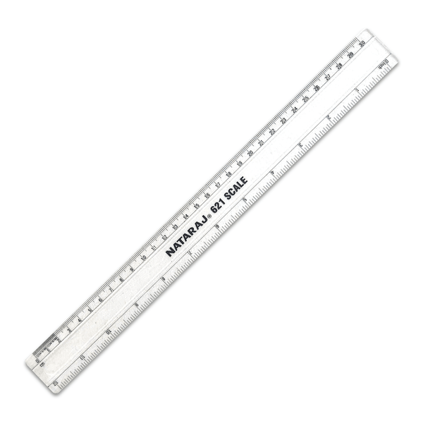 Nataraj 12.5 inches Plastic Ruler Parachute Print - 30 cm Scale - Pepe ...