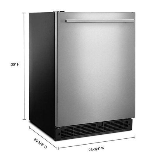 Whirlpool 24" Undercounter Refrigerator with Temperature Sensor Alert ...